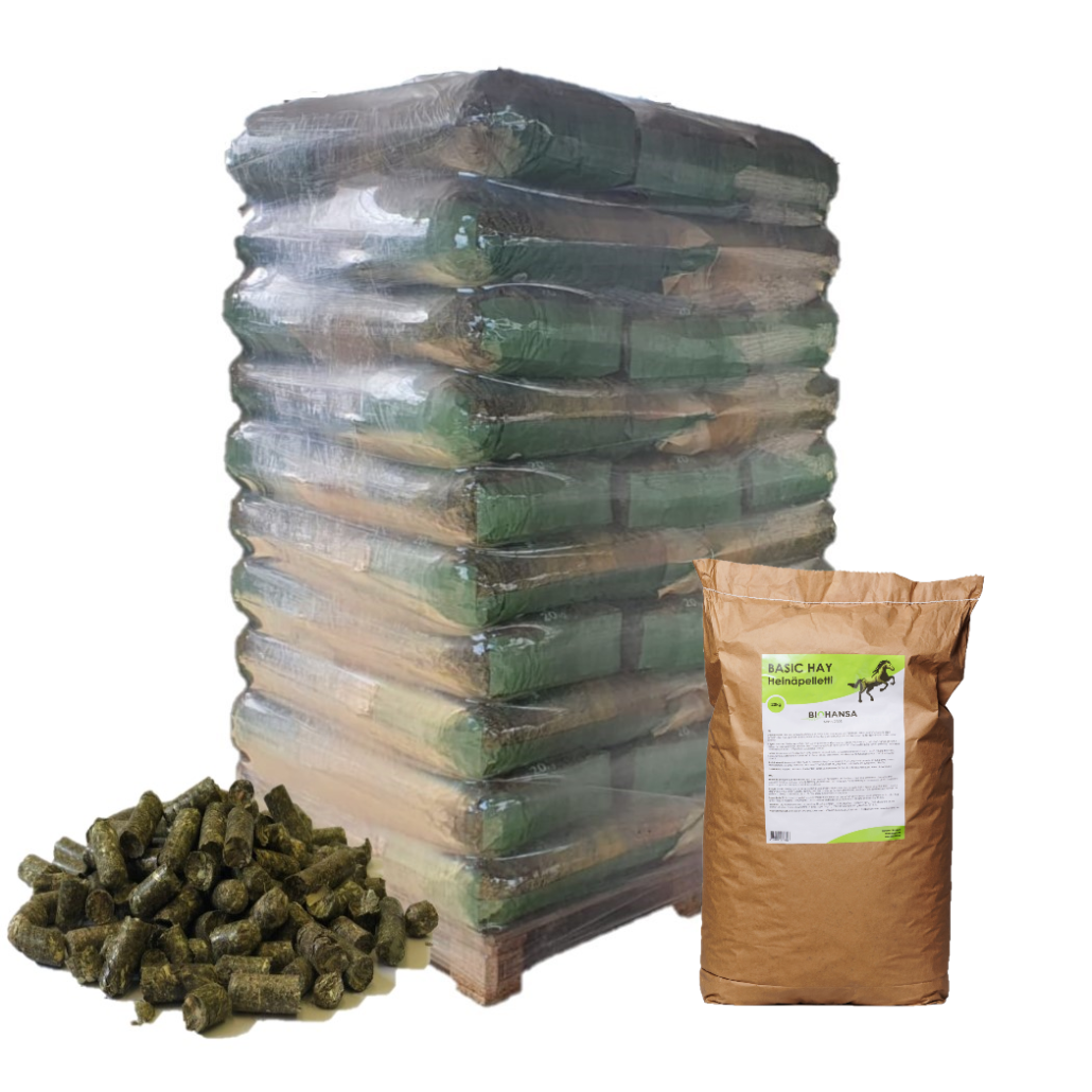 HAY PELLETS 20KG x 50 bags “Basic Hay” – Biohansa